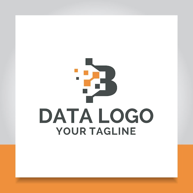 Minimalist Data-Driven Tech Logo with Vibrant Geometric Shapes | Jiffy ...