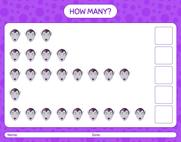 Counting Cartoon Alien Faces on a Vibrant Purple Background | Jiffy Designs