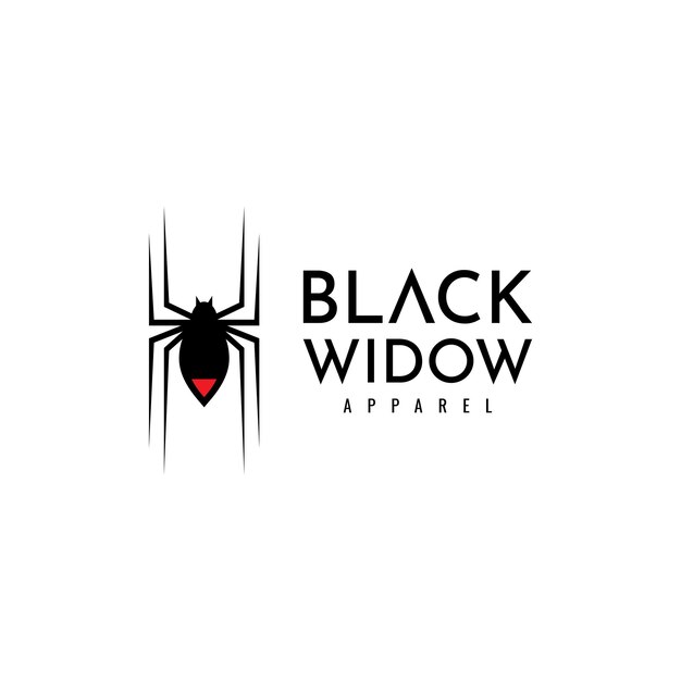 Striking Black Widow Emblem for Apparel and Merchandise | Jiffy Designs