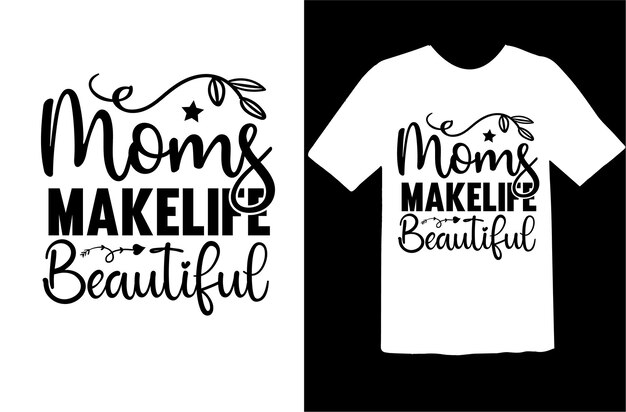 Stylish Lettering Design for Mom's Inspiring Beauty | Jiffy Designs