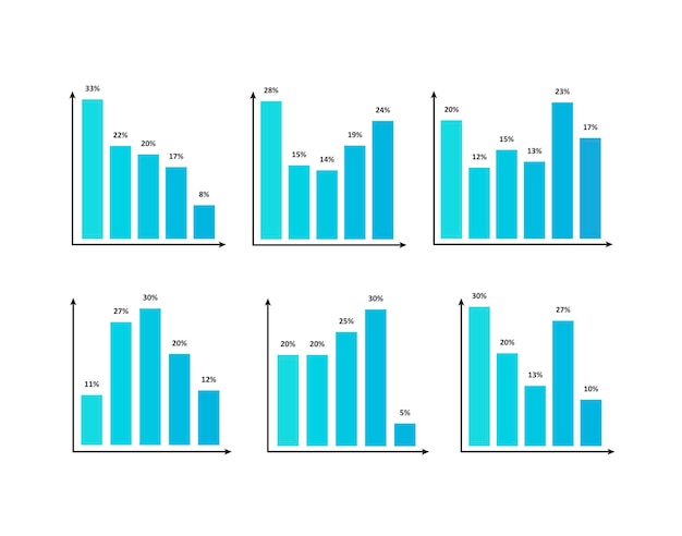 Vibrant Bar Graph Visualizing Diverse Data Trends | Jiffy Designs
