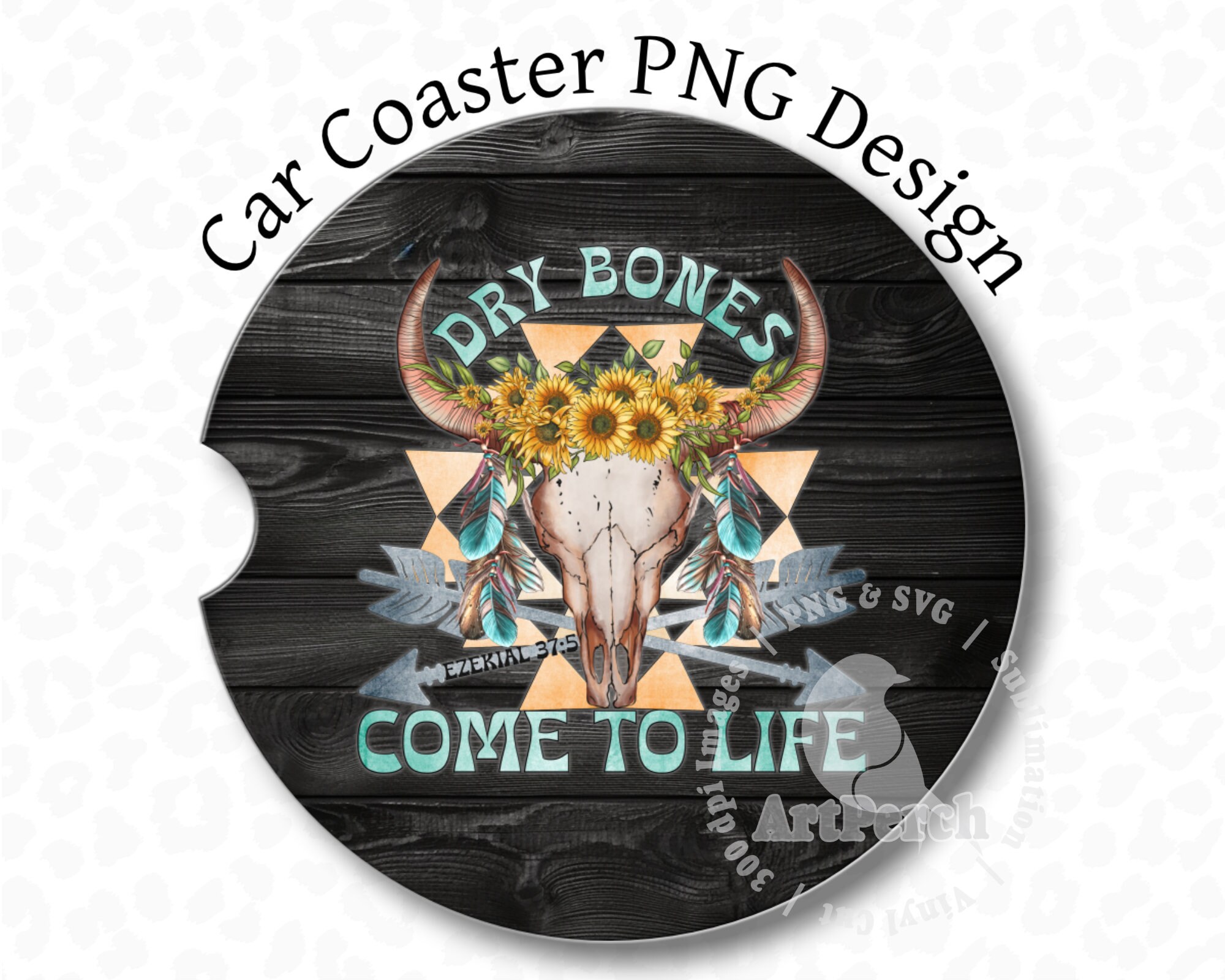 Christian Car Coaster PNG, Religious Coaster PNG, Dry Bones Come to ...