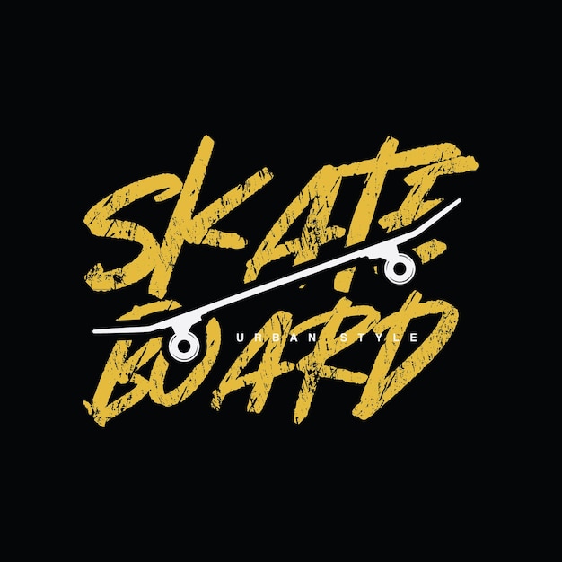 Vibrant Skateboarding Lettering with Grunge Texture | Jiffy Designs