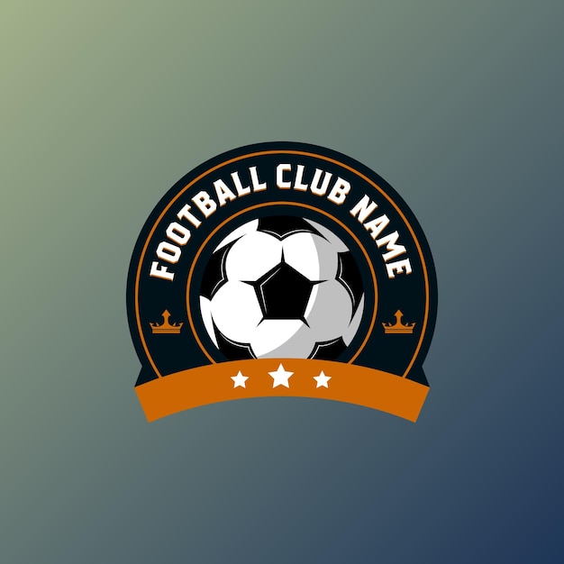 Vibrant Soccer Club Badge with Iconic Ball Emblem | Jiffy Designs