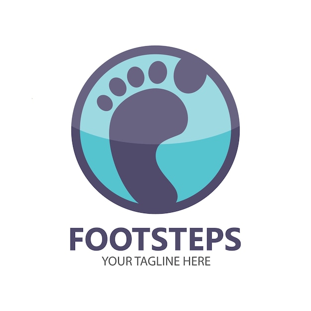 Iconic Footprint Logo: Minimalist Design for Branding | Jiffy Designs