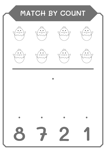 Counting Cute Ghost Shapes in Matching Activity | Jiffy Designs
