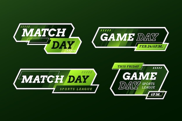 Vibrant Match Day Sports Logos for Game Day Events | Jiffy Designs