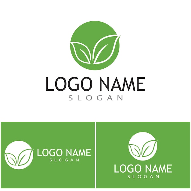 Versatile Nature-Inspired Emblem Collection with Leaf Motif | Jiffy Designs