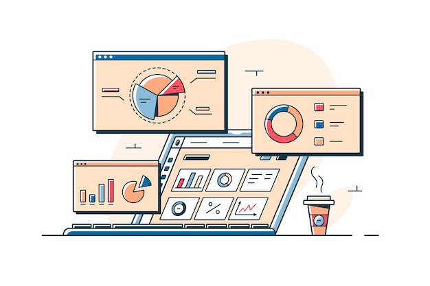 Vibrant Data Analytics Dashboard with Insightful Visuals | Jiffy Designs