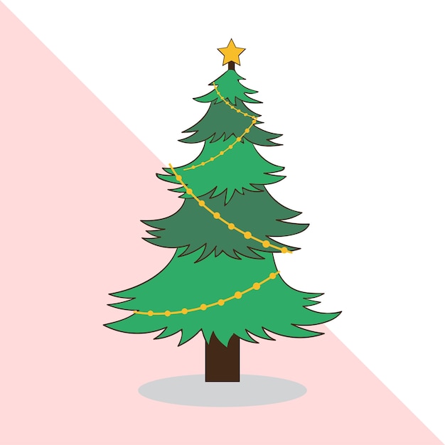 Vibrant Evergreen Christmas Tree with Twinkling Star | Jiffy Designs