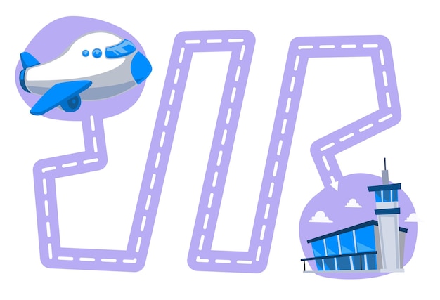 Playful Plane and Airport Runway Design | Jiffy Designs