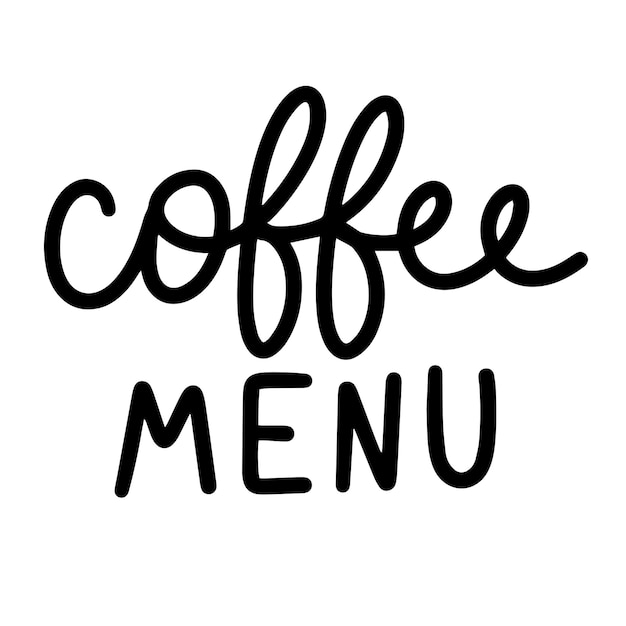 Stylish Black and White Coffee Menu Design | Jiffy Designs