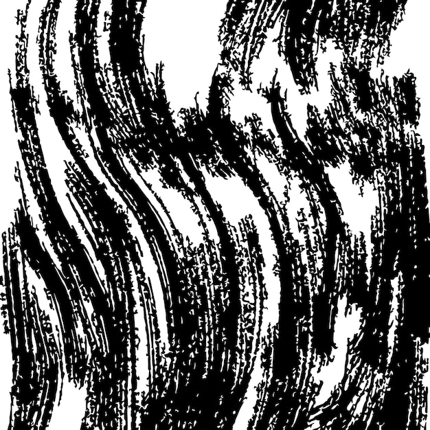 Striking Abstract Brush Strokes in Dramatic Black and White | Jiffy Designs