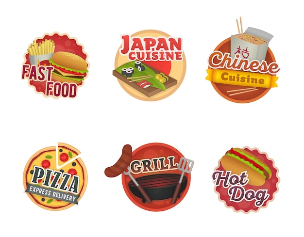 Vibrant Collection of Iconic Food-Themed Graphic Designs | Jiffy Designs