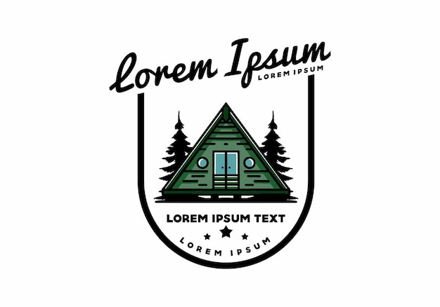 Captivating Triangular Emblem with Scenic Landscape | Jiffy Designs