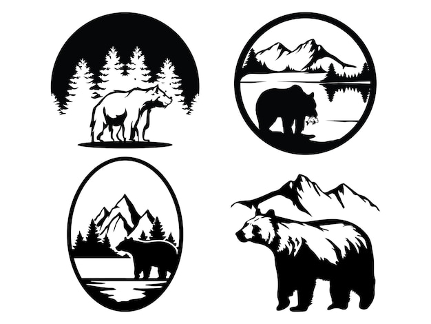 Captivating Collection of Iconic Nature Silhouettes | Jiffy Designs