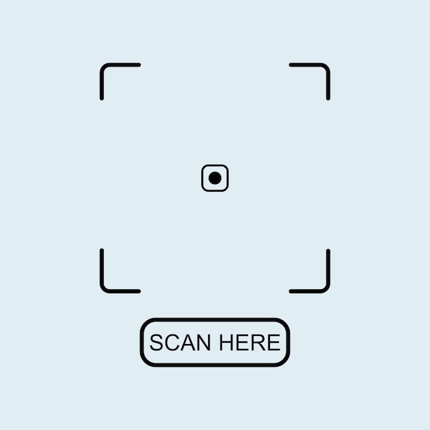 Minimalist Scanning Interface with Focused Camera Lens | Jiffy Designs
