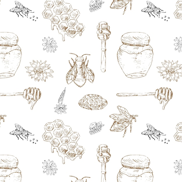 Delightful Beehive Motifs and Honey-Inspired Illustrations | Jiffy Designs