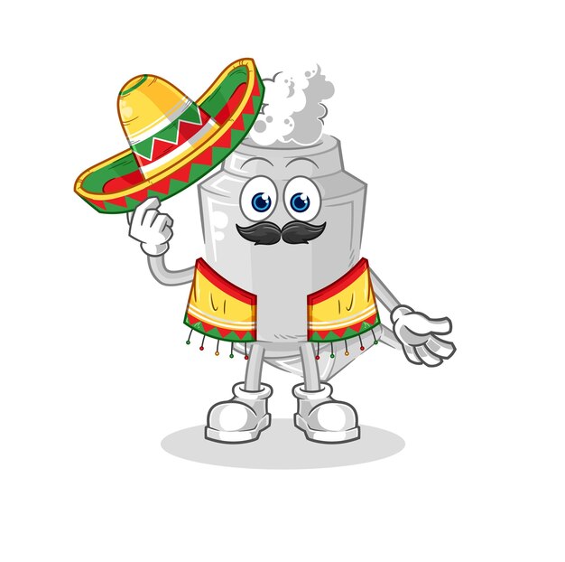 Festive Sombrero-Wearing Propane Tank Mascot | Jiffy Designs