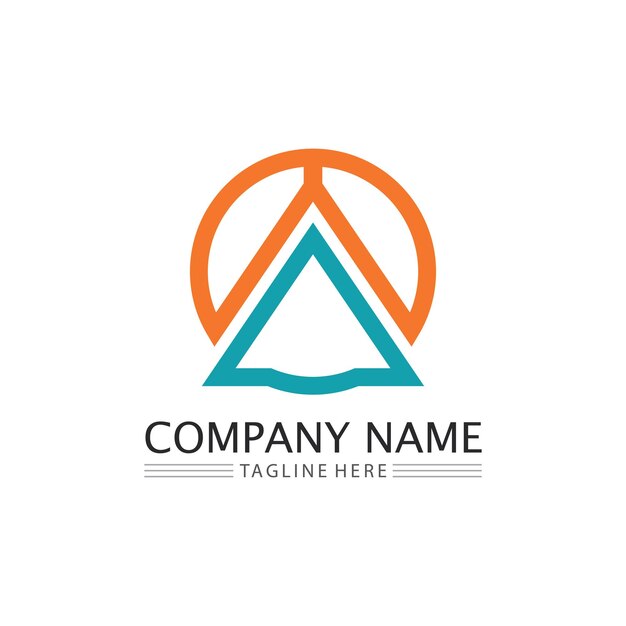 Vibrant Triangular Emblem with Captivating Color Scheme | Jiffy Designs