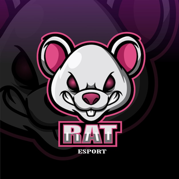 Fierce and Feisty Esports Rat Mascot Logo | Jiffy Designs