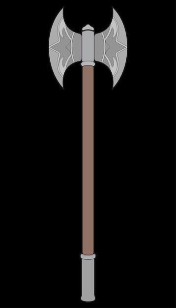 Powerful Battle Axe with Intricate Winged Design | Jiffy Designs