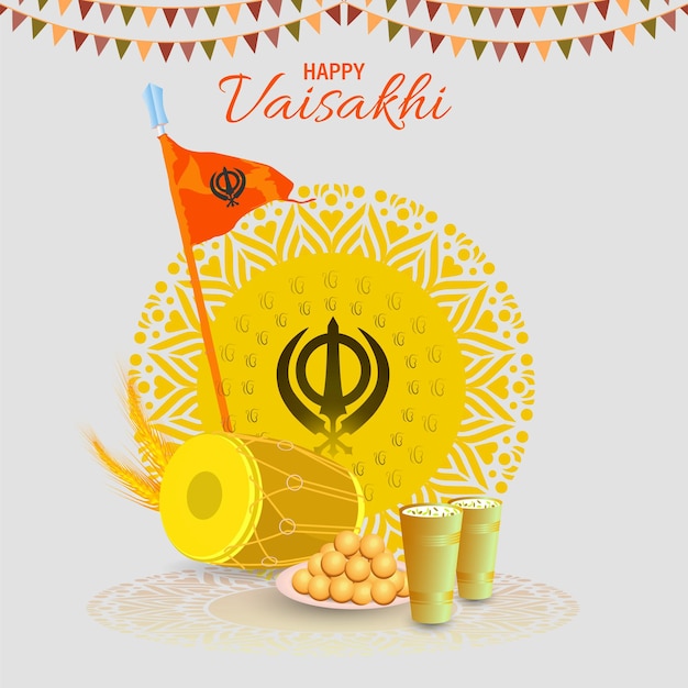 Vibrant Vaisakhi Celebration: Festive Symbols and Traditions | Jiffy ...