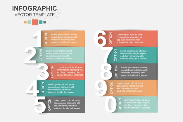 Vibrant Infographic with Numbered Steps and Colorful Shapes | Jiffy Designs