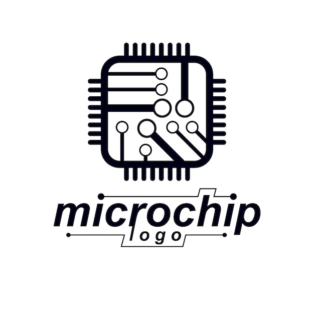 Sleek and Modern Microchip Logo Design | Jiffy Designs
