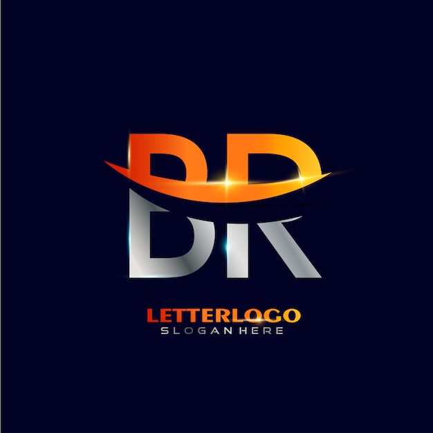 Vibrant Overlapping Letter Logo with Dynamic Swoosh Design | Jiffy Designs