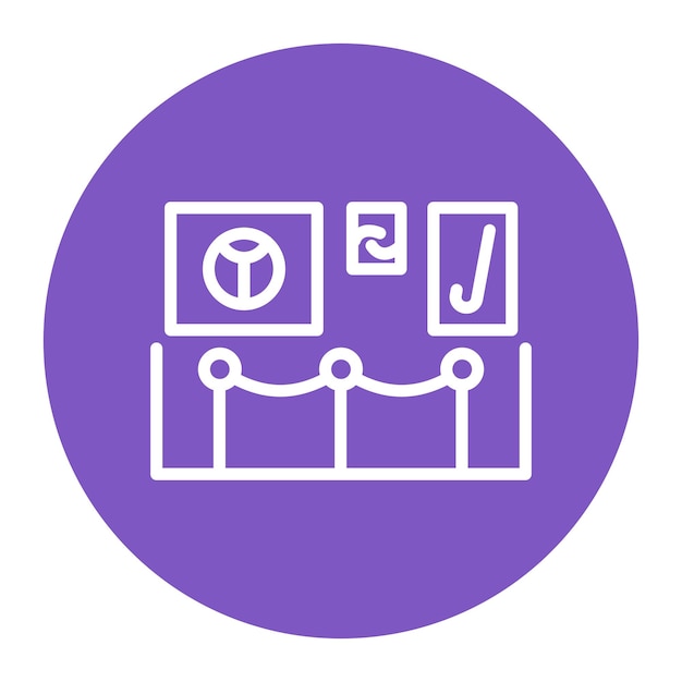 Minimalist Subway Map Icon in Modern Purple Palette | Jiffy Designs