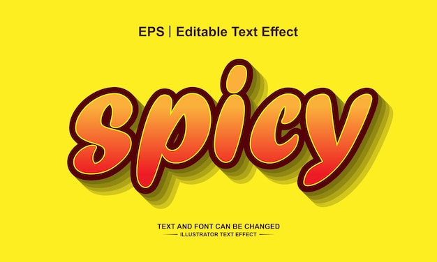 Vibrant Spicy Text with Dimensional Orange Lettering | Jiffy Designs