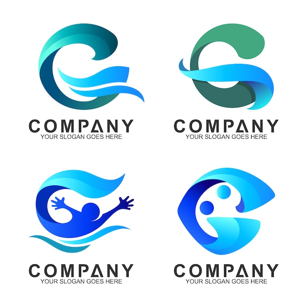 Versatile Collection of Dynamic Aquatic-Inspired Company Logos | Jiffy ...