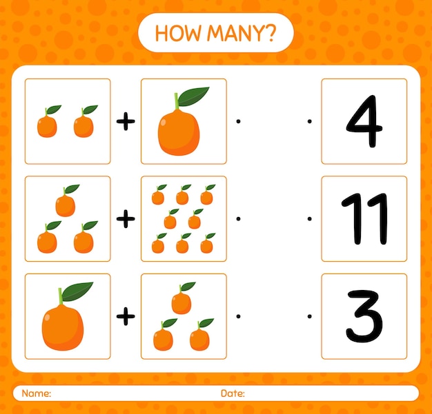 Counting Oranges: A Vibrant Math Puzzle | Jiffy Designs