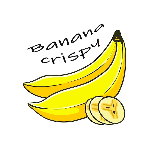 Vibrant Banana Cluster with Crisp Typography | Jiffy Designs