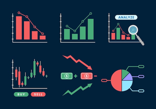 Vibrant Financial Data Visualizations with Graphs and Charts | Jiffy ...