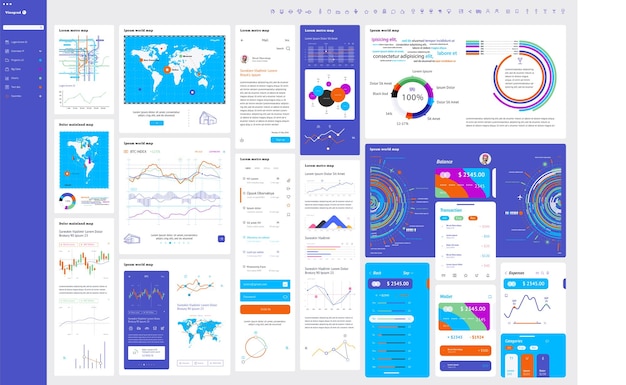 Comprehensive Global Data Visualization Dashboard with Infographics ...