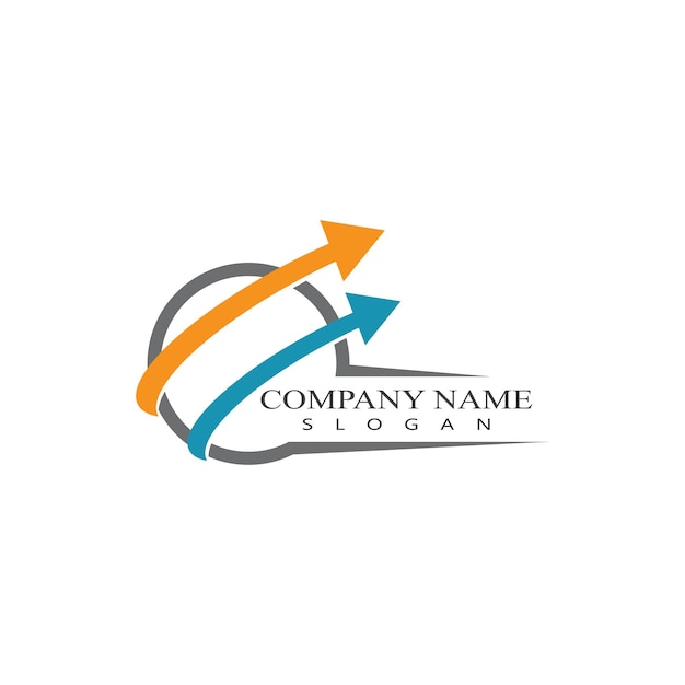 Dynamic Arrows Intersect in Vibrant Brand Logo Design | Jiffy Designs