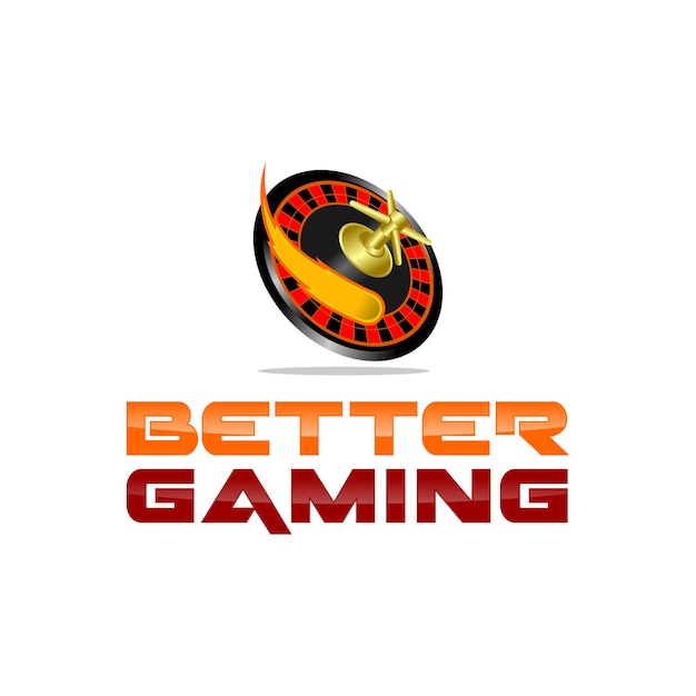 Vibrant Gaming Logo with Striking Roulette Wheel Design | Jiffy Designs
