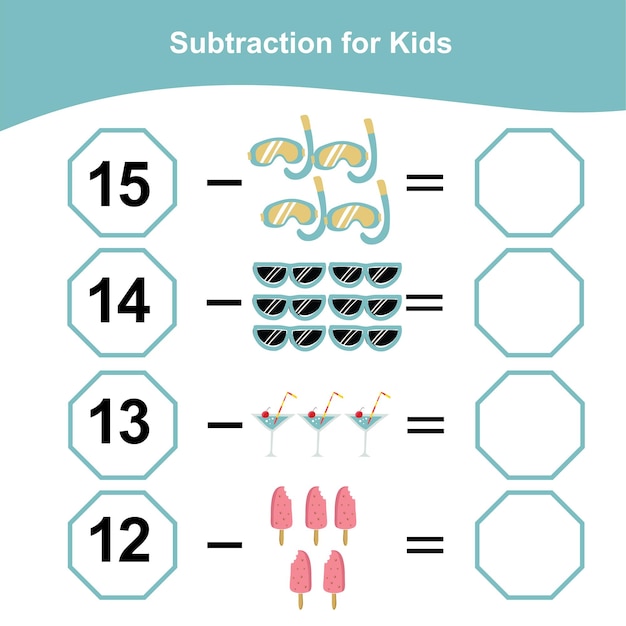 Engaging Subtraction Visuals for Young Learners | Jiffy Designs
