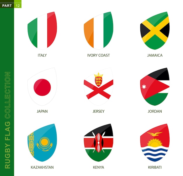 Diverse Collection of Vibrant National Flag Emblems | Jiffy Designs