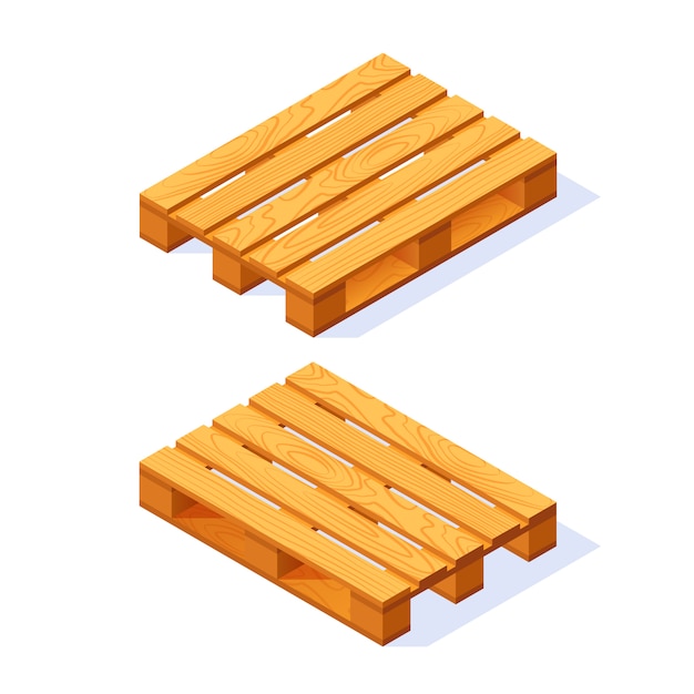 Vibrant Wooden Pallets in Warm Orange Hues | Jiffy Designs