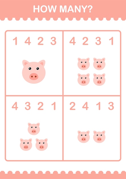 Adorable Pig Counting Collection for Kids | Jiffy Designs