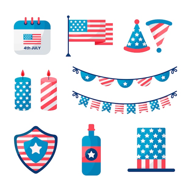 Vibrant Collection of Patriotic American Iconography | Jiffy Designs