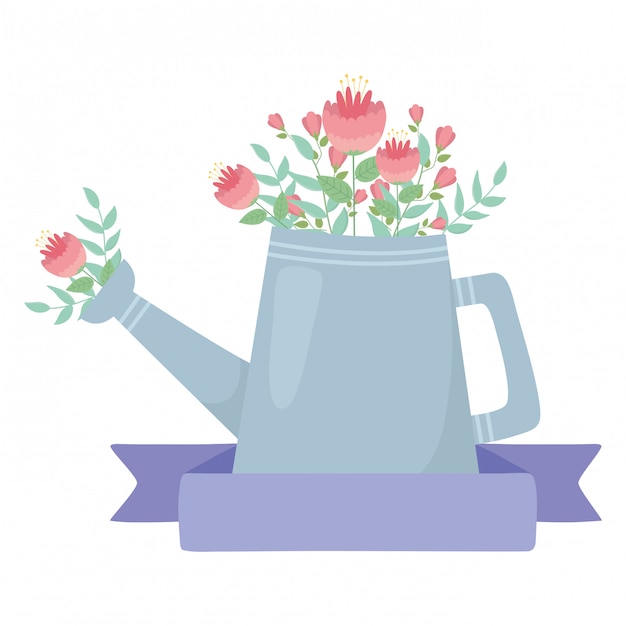 Vibrant Floral Bouquet in Watering Can | Jiffy Designs