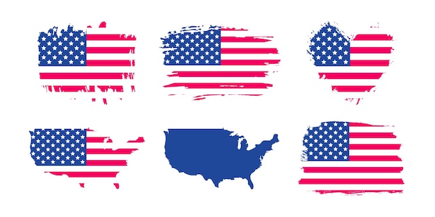 Iconic American Flag Silhouettes: Patriotic Symbols of Unity | Jiffy ...