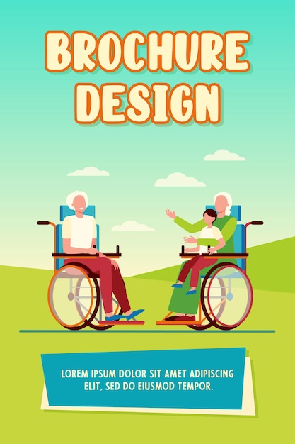 Vibrant Brochure Design Featuring Inclusive Wheelchair Users | Jiffy ...