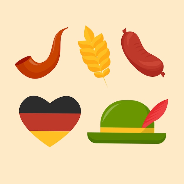 Vibrant Collection of Iconic German Cultural Symbols | Jiffy Designs