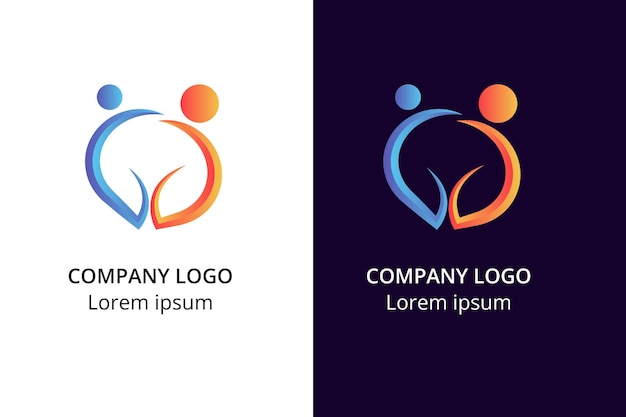 Vibrant Embrace: A Harmonious Community Symbol | Jiffy Designs