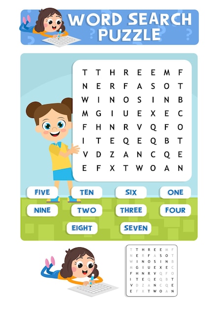 Engaging Word Search Puzzle for Kids | Jiffy Designs